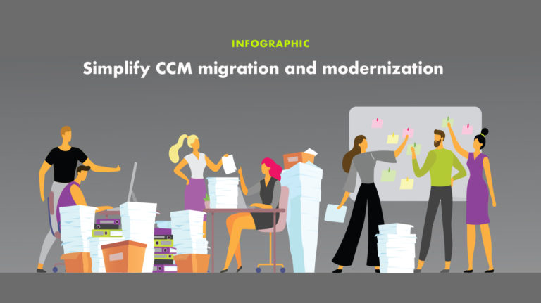 Infographic - Simplify CCM Migration and Modernization | Messagepoint