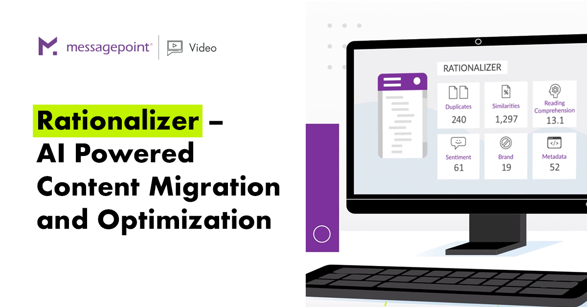 Rationalizer Explainer Video | Messagepoint